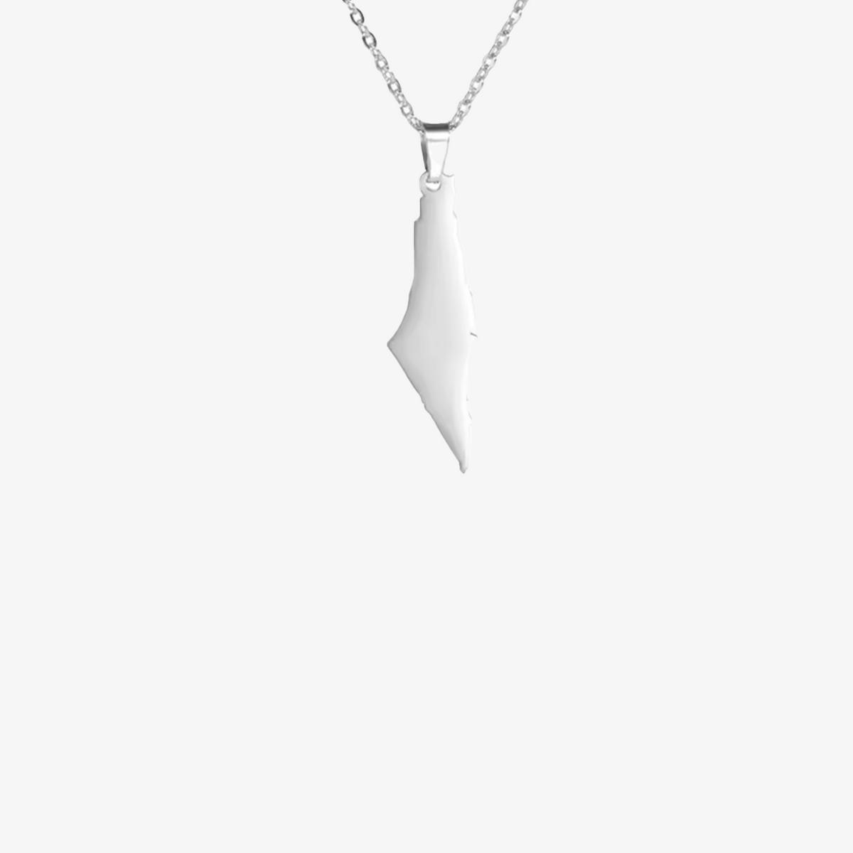 Map Of Israel Block Necklace – Chanel Joan Elkayam